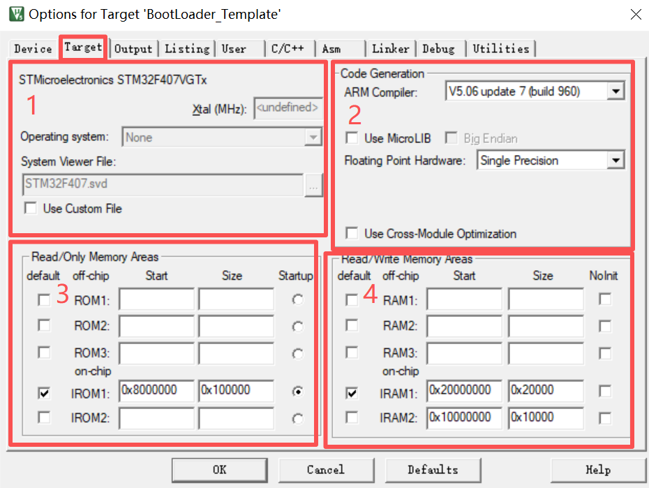 【Keil】Options For Target配置（魔术棒）界面详细解析_keil options for target-CSDN博客