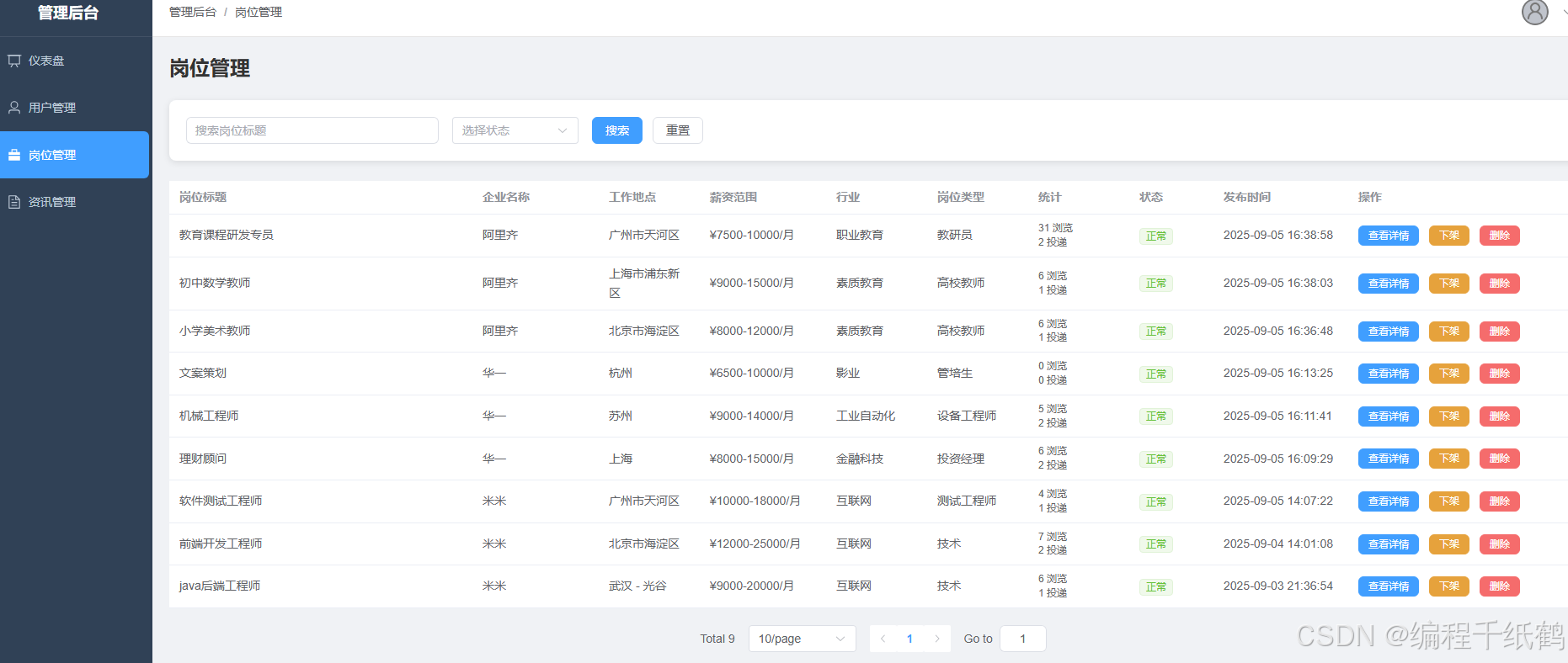 基于SpringBoot+Vue的大学生线上就业服务平台的设计与实现-CSDN博客