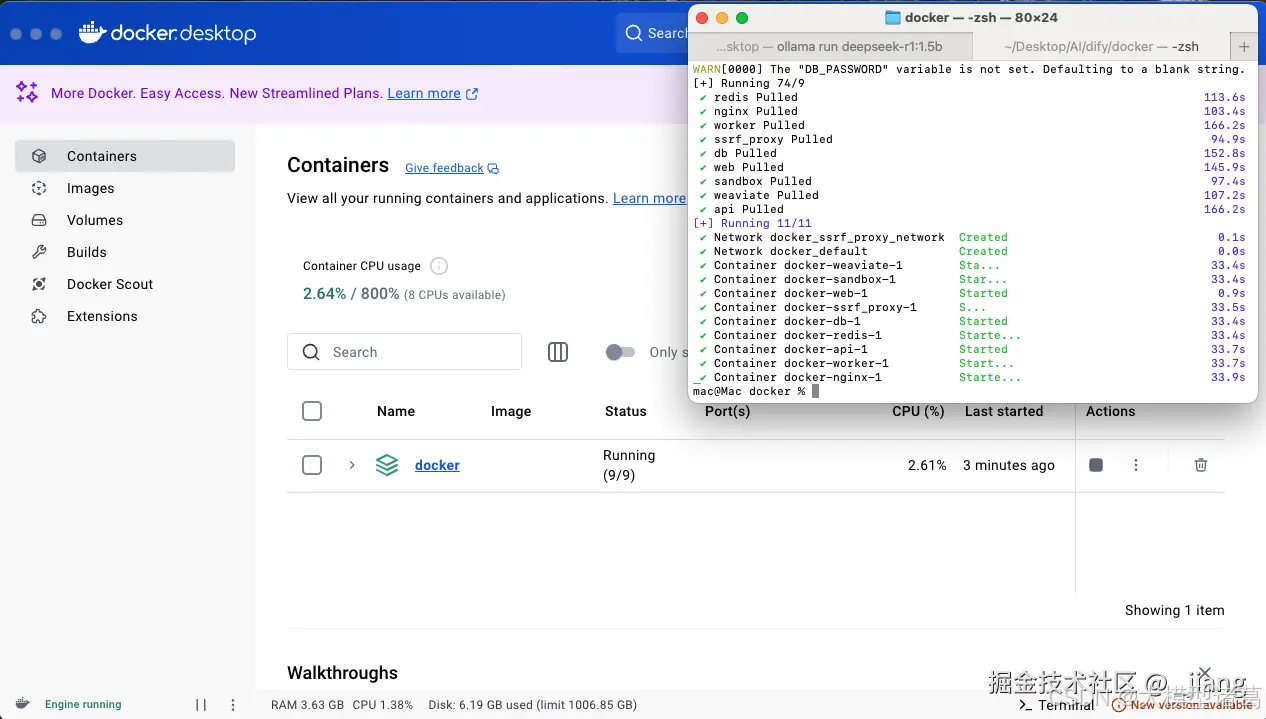 本地部署 Dify + Deepseek (实操版)_docker dify deepseek bge-m3-CSDN博客