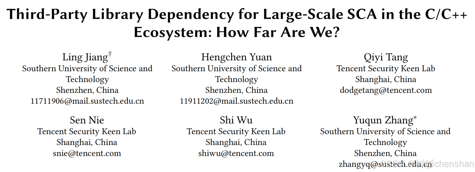 【论文阅读】Third-Party Library Dependency for Large-Scale SCA in the C/C++ Ecosystem: How Far Are We ...
