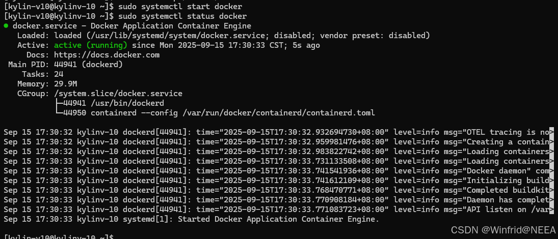 Kylin-v10和openEuler安装docker_kylinv10安装docker-CSDN博客