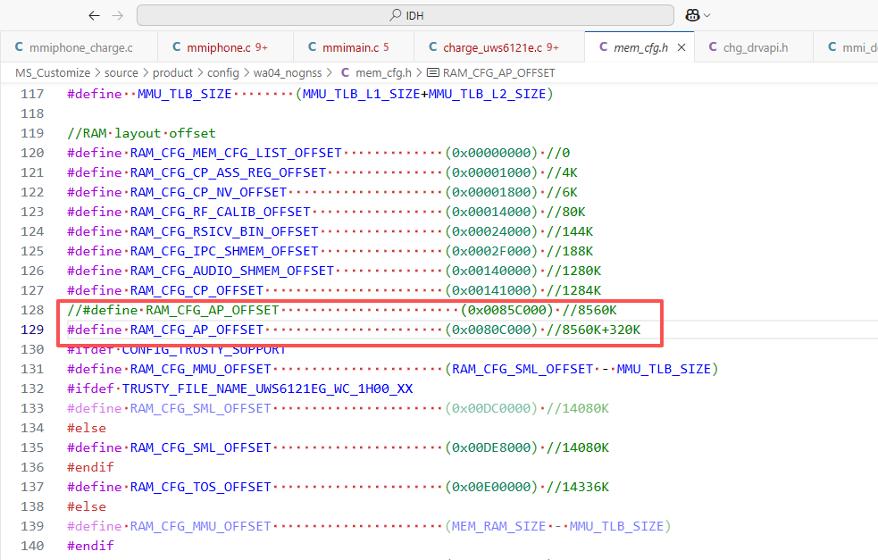 展讯mocor（七），调整RAM大小-CSDN博客