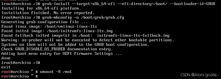 Archlinux安装流程_archlinux安装详细教程-CSDN博客