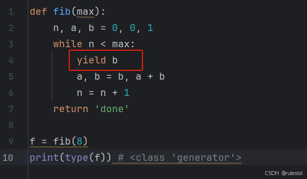 python13-generator生成器_python 创建一个generator类-CSDN博客