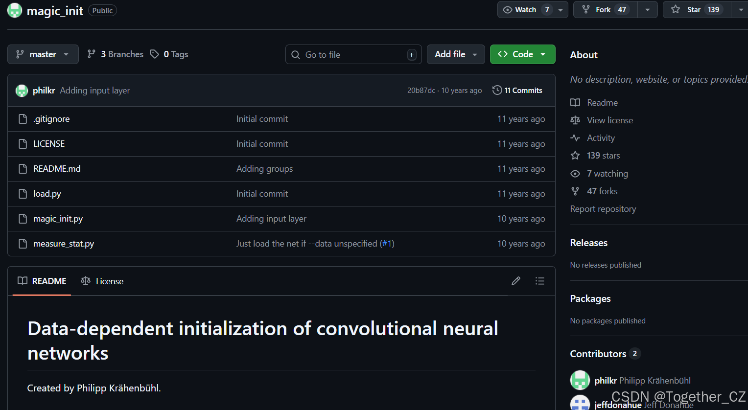 magic_init：Data-dependent initialization of convolutional neural ...