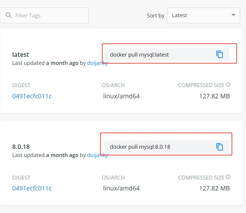Docker-MySQL_mysql 镜像版本查询-CSDN博客