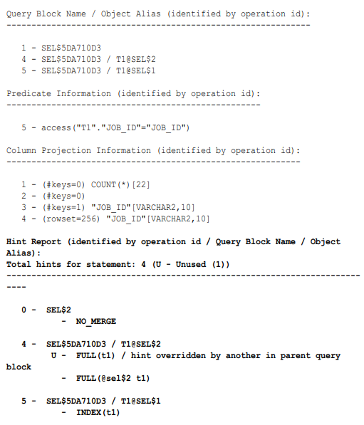 Oracle sql tuning guide 翻译 Part 6-6 --- Hint使用的例子（续）-CSDN博客