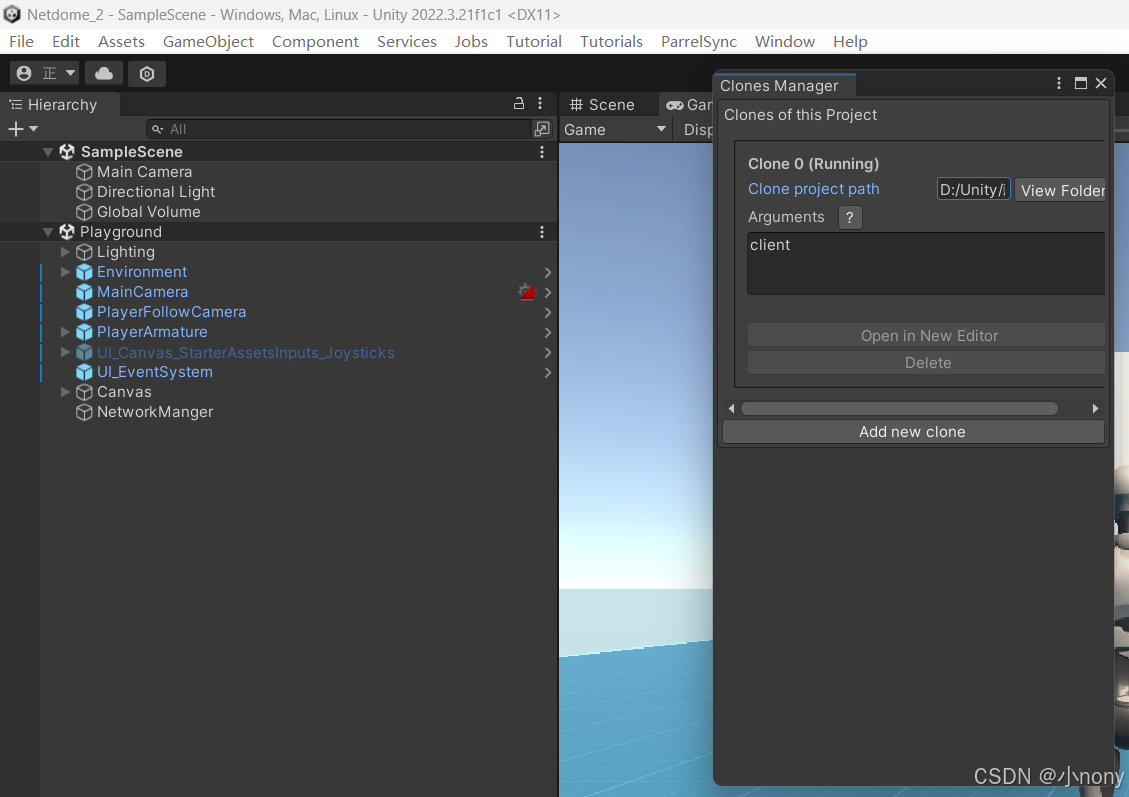 Unity多开_ParreSync_unity parrelsync-CSDN博客