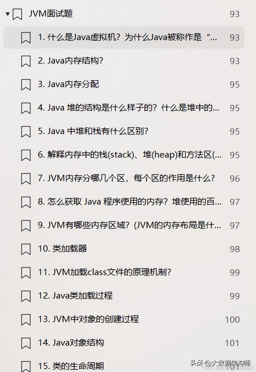 三天吃透24W字Java后端面试八股文Java并发编程、JVM、算法与数据结构、网络协议、MySQL、Redis、spring、mybatis、springboot、sprin，面试通过率高达 ...