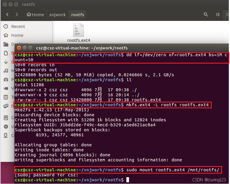 linux根文件rootfs打包为rootfs.ext4步骤-CSDN博客