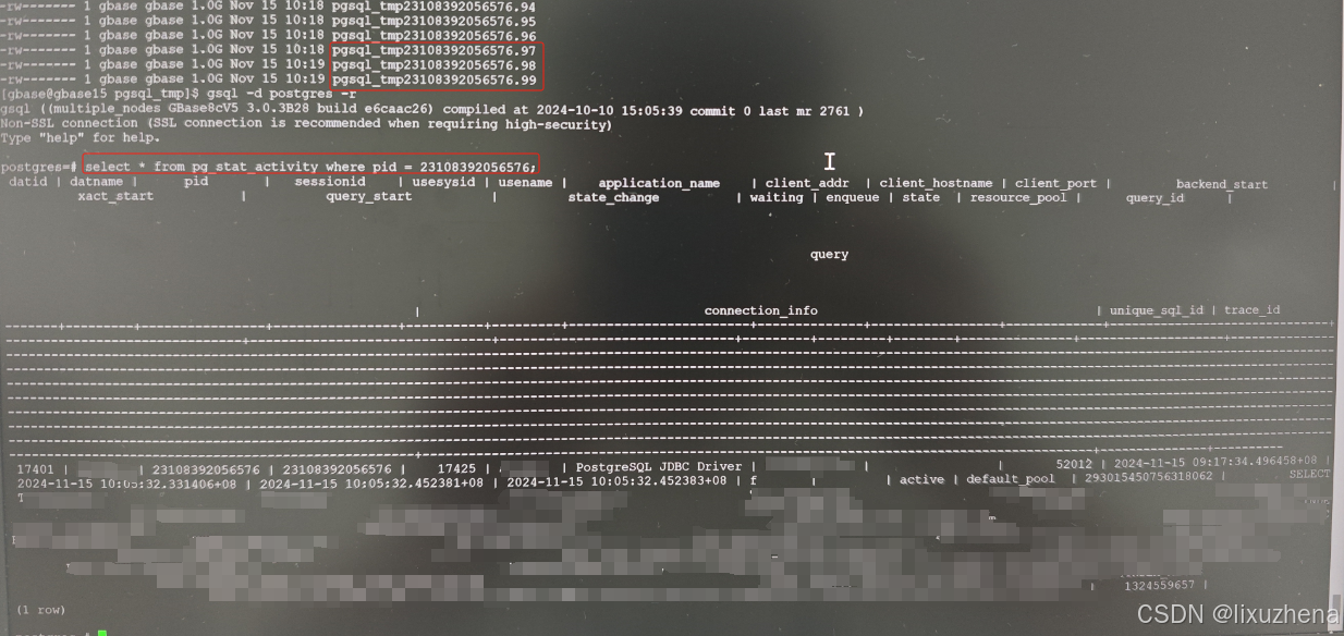 GBASE中的pgsql_tmp目录异常大_gbase pg-CSDN博客