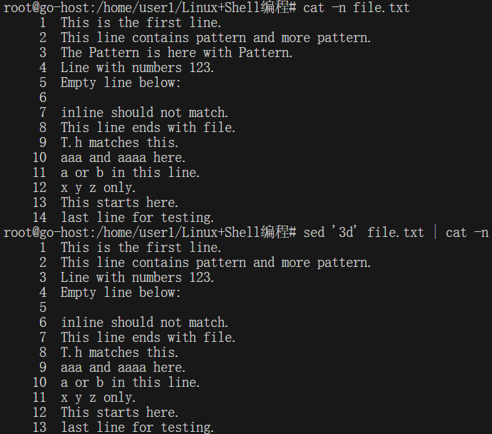 Linux Shell编程：grep、sed 详解_sed grep-CSDN博客