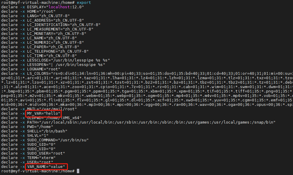 Linux中的export命令详解_linux export-CSDN博客