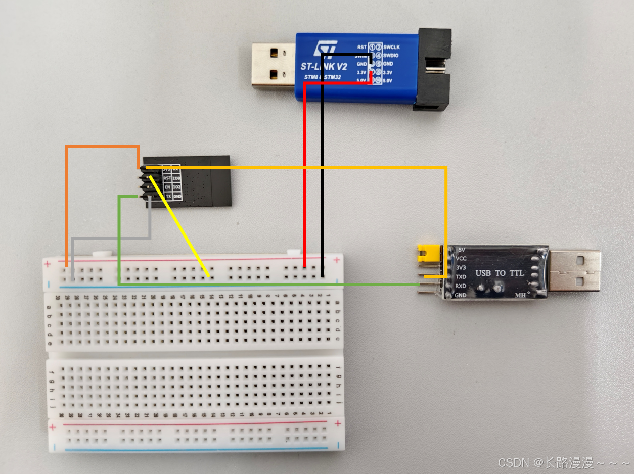 使用CH340 USB TO TTL对ESP8266 01s进行烧录【固件为安信可的 MQTT透传AT固件（固件号：1471 ...