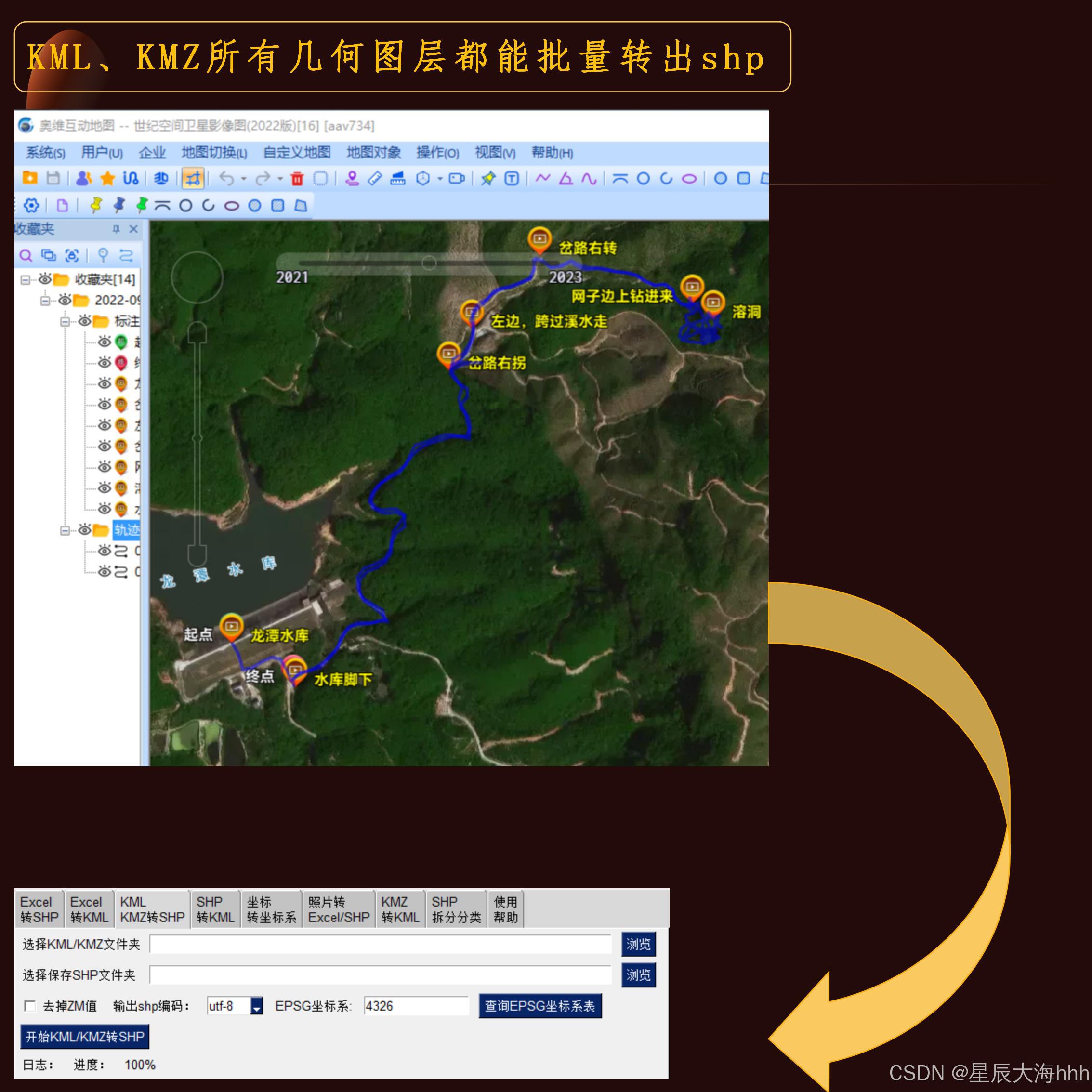KMZ、KML批量转shp保留所有属性，kmz kml批量转shp软件，kmz kml带属性转shp_kmz文件转换成shp-CSDN博客