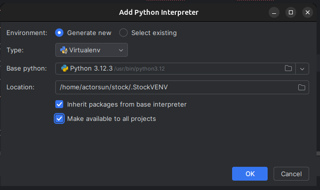 pycharm配置虚拟环境venv---解释器_pycharm 使用venv-CSDN博客