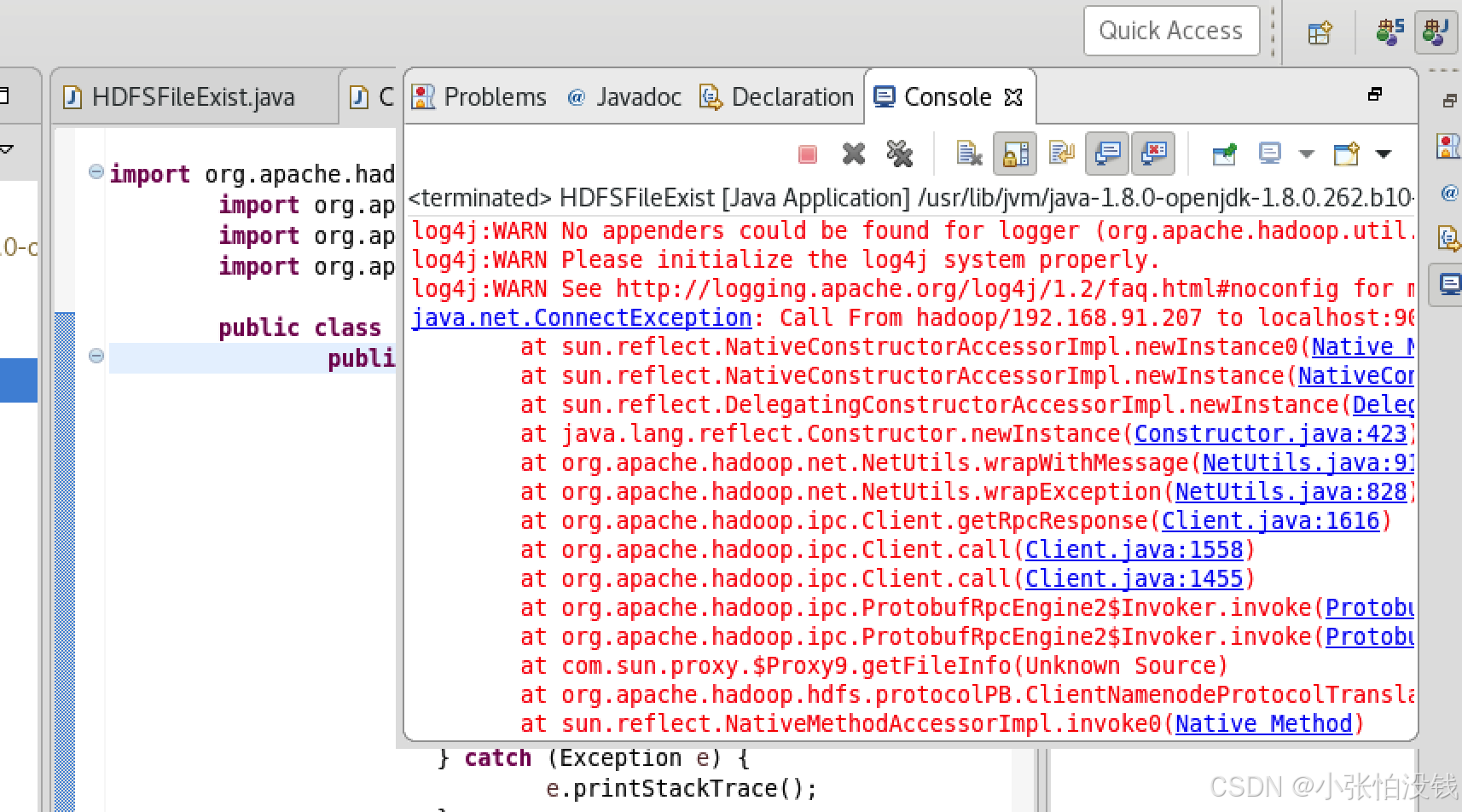 在eclipse里面运行java项目时报错解决办法_boolean org.apache.hadoop.io.nativeio.nativeio$win-CSDN博客