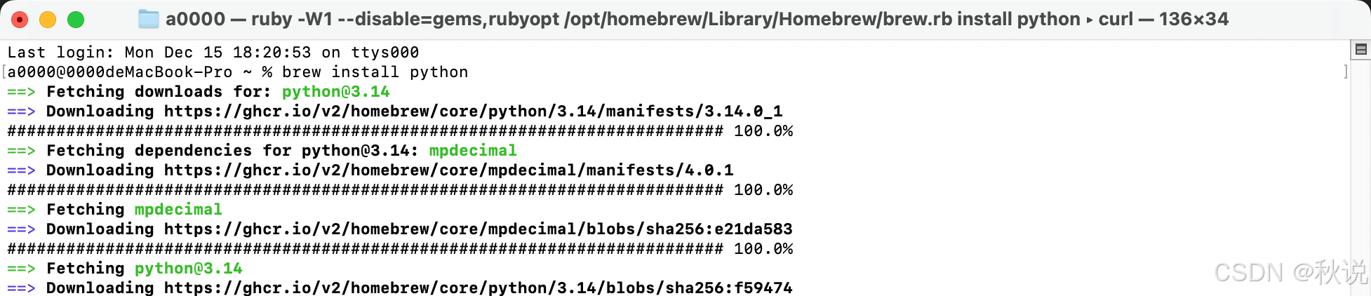 macOS使用Homebrew+VS Code搭建Python开发环境完整指南_homebrew vscode-CSDN博客