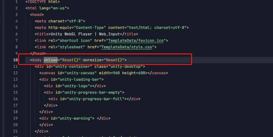 Unity WebGL全屏实现技术博客：通过修改index.html实现完美全屏体验_unity webgl 全屏-CSDN博客