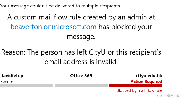 亲测解决Delivery has failed to these recipients or groups_your message wasn ...