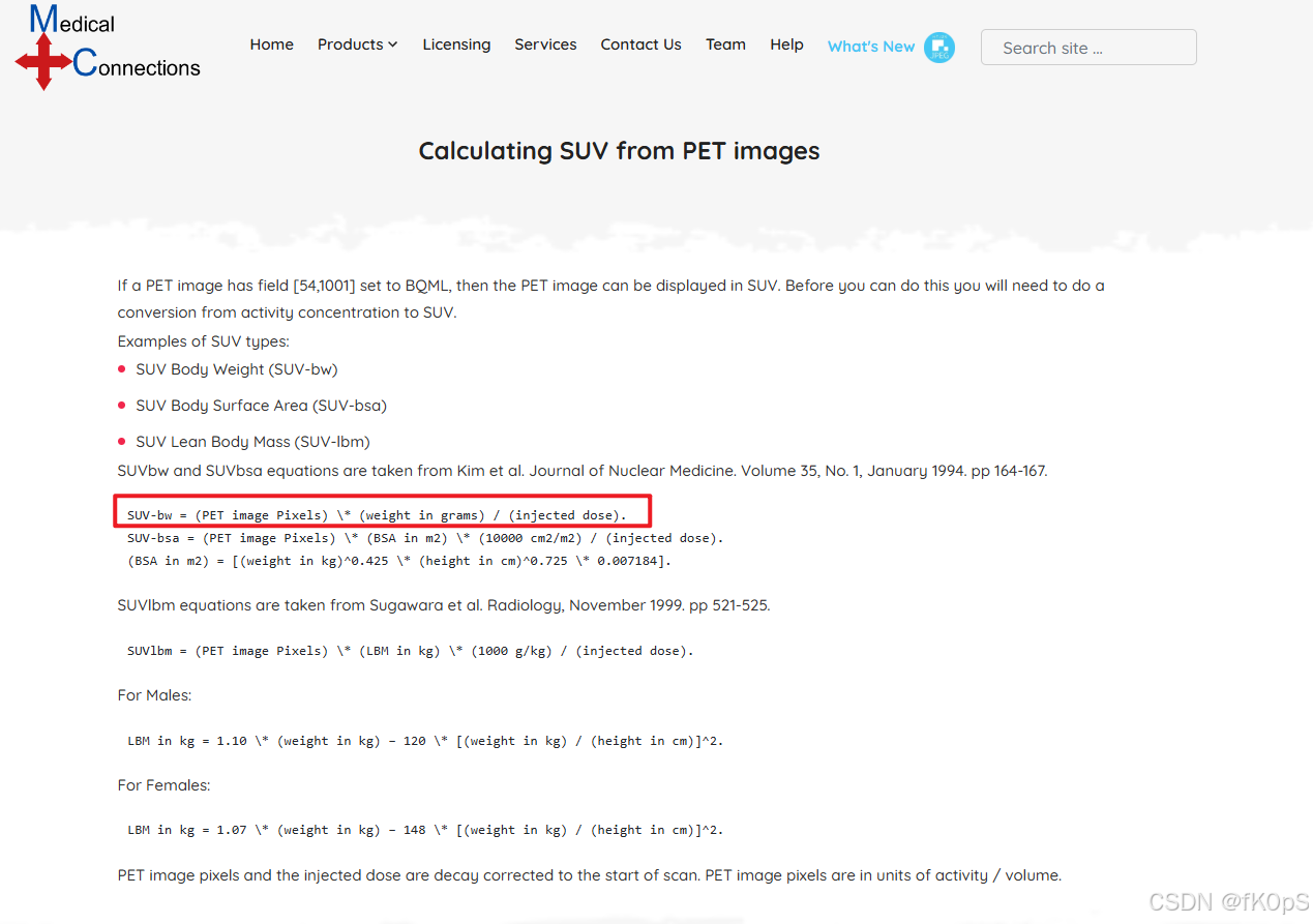 在PET 领域SUV 如何计算？_suvpeak如何定义-CSDN博客
