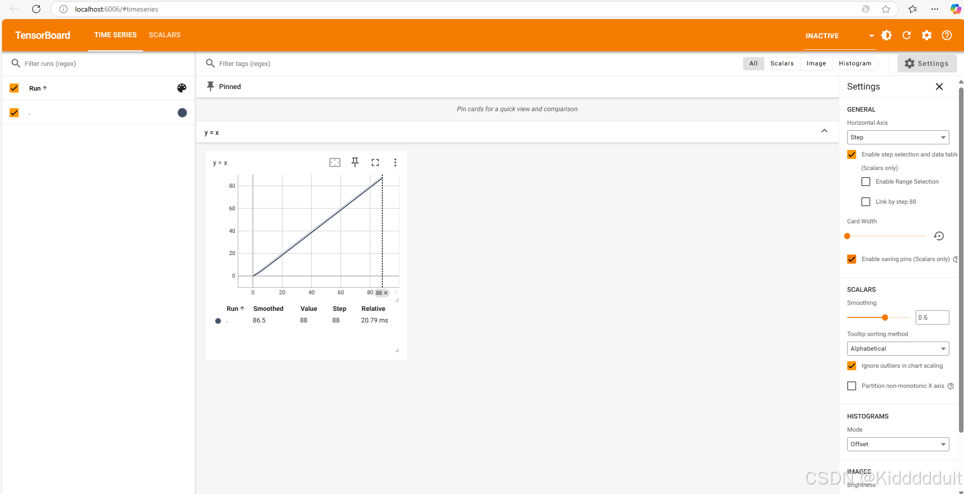 打开TensorBoard时，遇到No dashboards are active for the current data set的问题（已解决）_no dashboards are ...