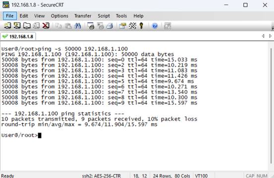 SSH访问摄像机ping其他设备50000大包操作指导_ping五万字节的包-CSDN博客