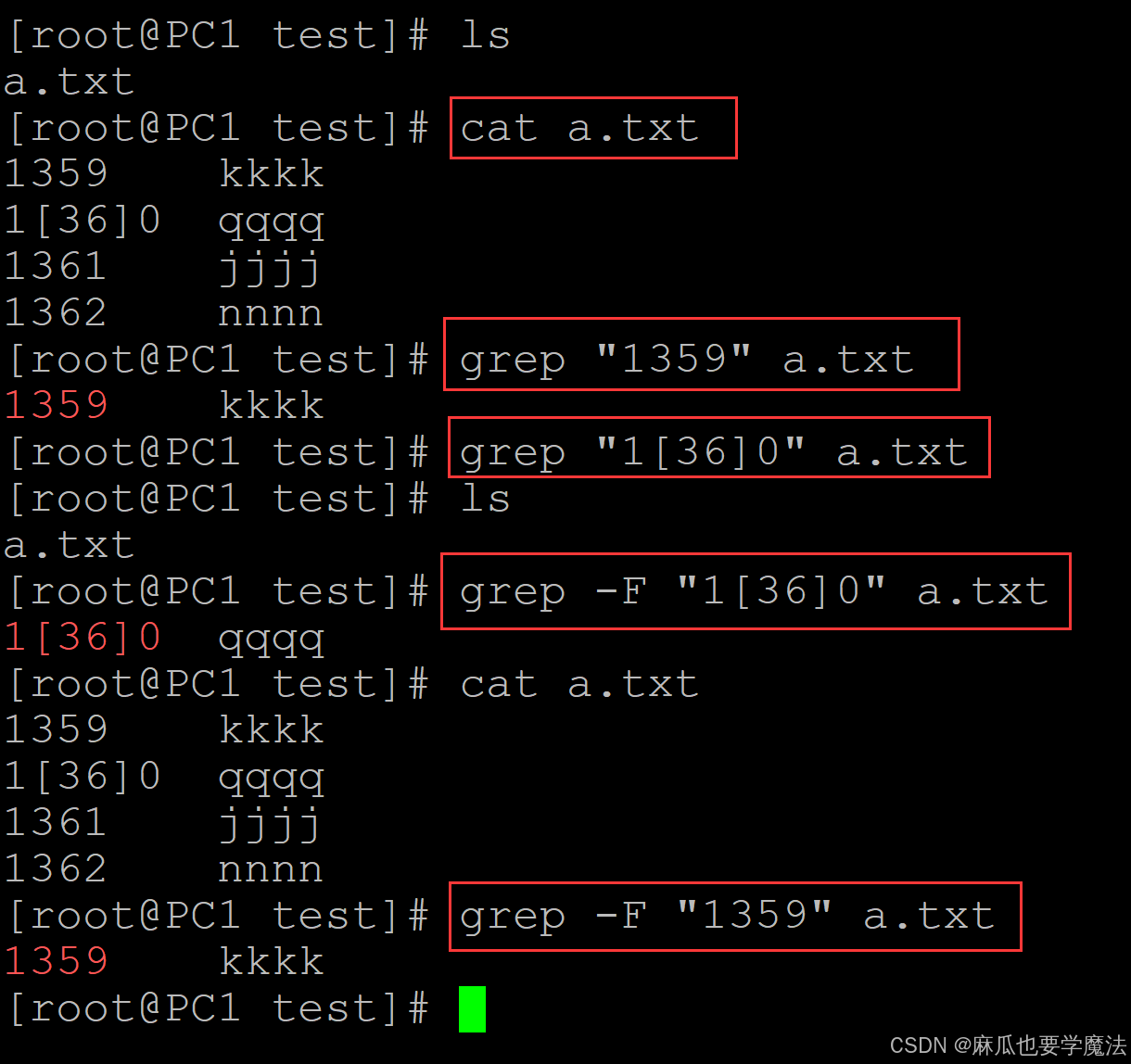 Linux grep命令教程：轻松查找文件里符合条件的字符串（附常用选项参数及6条实例）_grep 字符串-CSDN博客