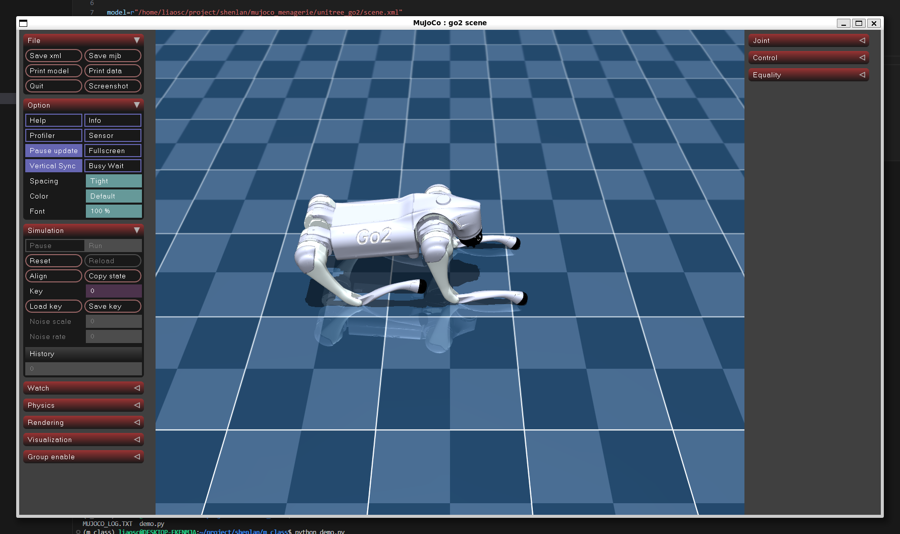 MuJoco在WSL2下渲染报错——GLFW 在尝试创建 OpenGL 上下文时无法获取合适的 GLXFBConfig（OpenGL framebuffer configuration ...