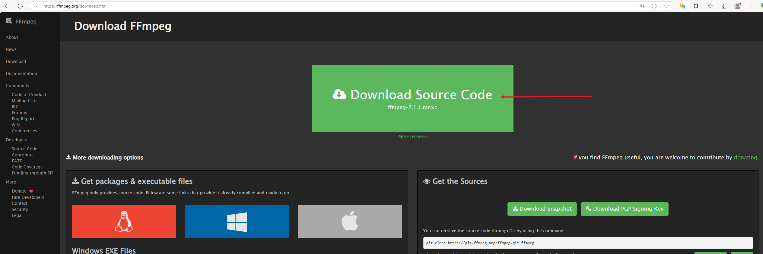 Windows编译安装ffmpeg支持更多音视频格式处理_windows ffmpeg-CSDN博客