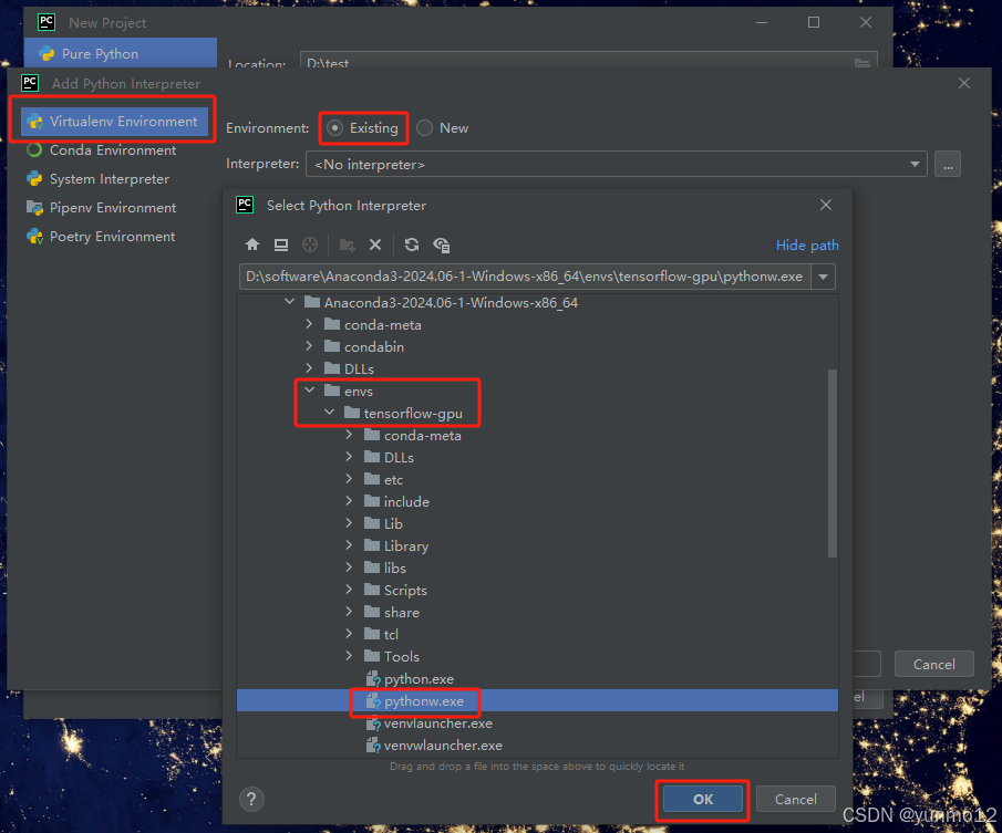 conda 搭建tensorflow-GPU和pycharm软件环境配置_conda安装tensorflow gpu-CSDN博客