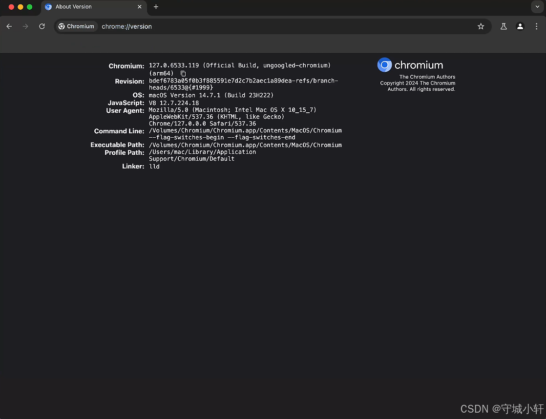Ungoogled Chromium127 编译指南 MacOS篇（九）- 验证编译结果-CSDN博客