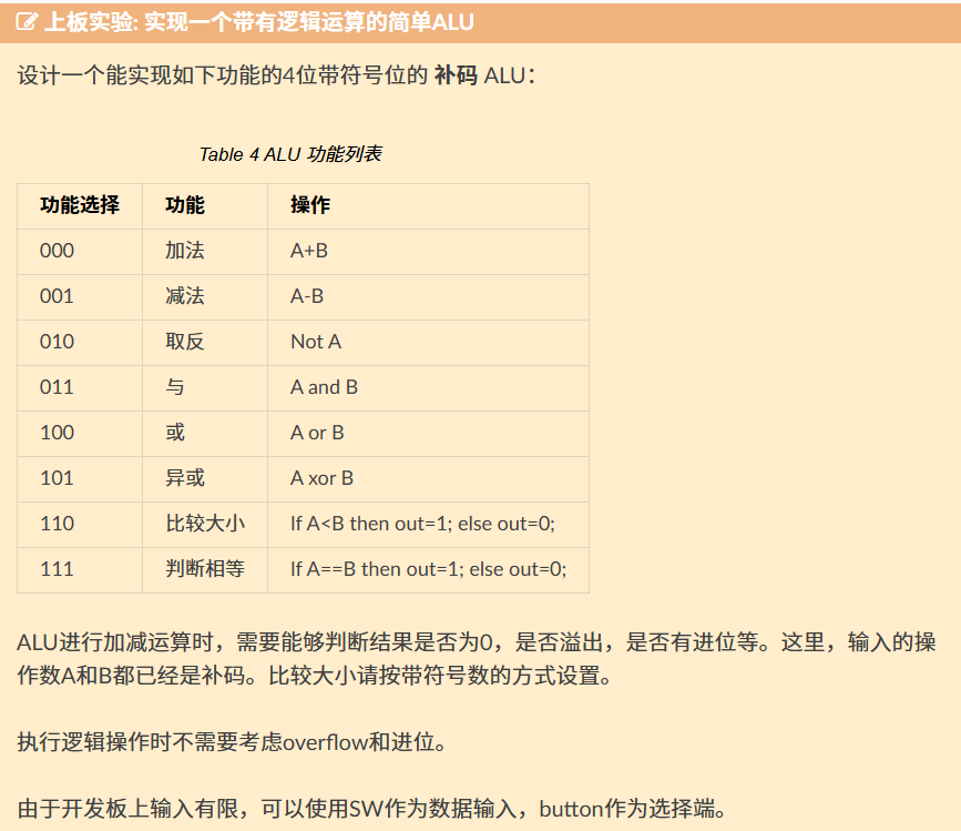 实现加法器与ALU设计_verilog alu加法器代码-CSDN博客