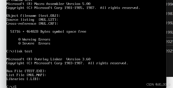 使用dosbox的debug功能和调试汇编语言源文件asm_dosbox debug-CSDN博客