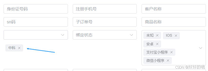 Element Plus组件库el-select组件多选回显踩坑_el-select multiple-CSDN博客