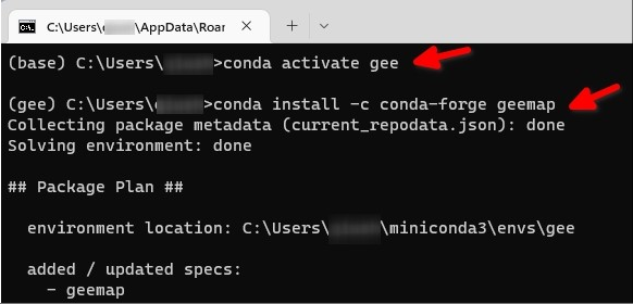 如何安装geemap包以及正常运行 _geemap安装使用-CSDN博客