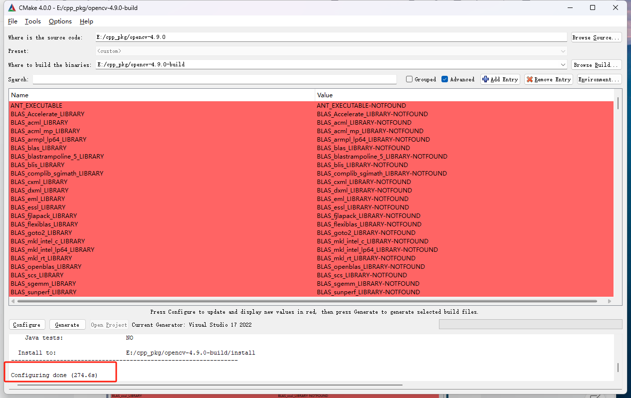Win11中CMake+VS2022编译OpenCV+OpenCV_Contrib_win11 编译opencv-CSDN博客