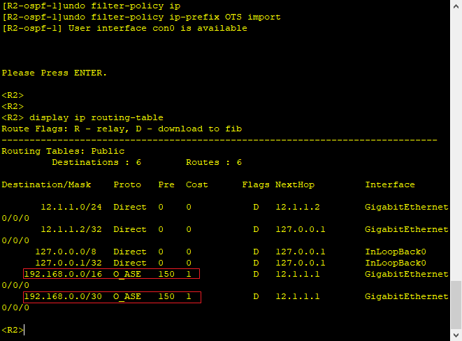 流策略【ospf】【filter-policy】【ip-prefix】组合实验 精讲_filter ip-prefix guest import-CSDN博客