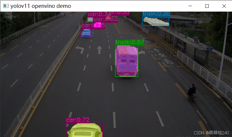 [C++]在windows基于C++编程署yolov11的openvino实例分割模型cmake项目部署演示源码_yolov11 分割 c++-CSDN博客