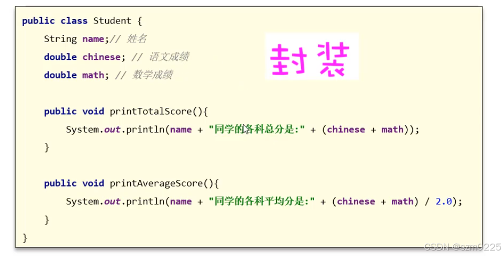 Java面向对象三大特征（封装，继承，多态）java面向对象 封装、继承和多态csdn Csdn博客 