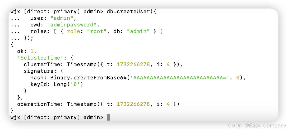 Mongodb副本集环境安全认证mongodb Read Security File Failed Csdn博客