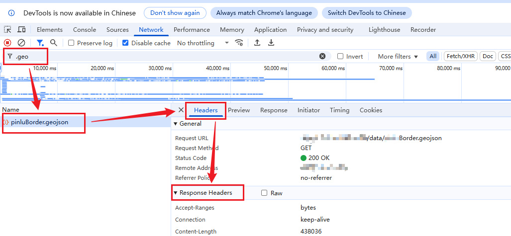 GeoJSON 数据加载后地图不显示边界？原来是 MIME 类型和缓存惹的祸_天地图 js加载geojson图层无法显示-CSDN博客