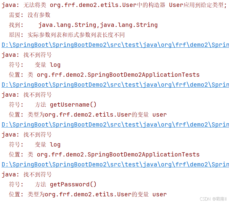 Lombok，注解写了，无法识别符号，Getter和Setter，无参，有参构造方法，失效了。_无法解析符号 'lombok-CSDN博客