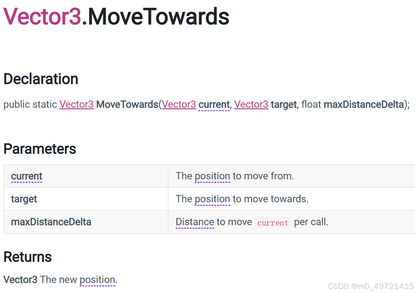 unity中常用的物体移动方式_unity vector3.movetowards-CSDN博客