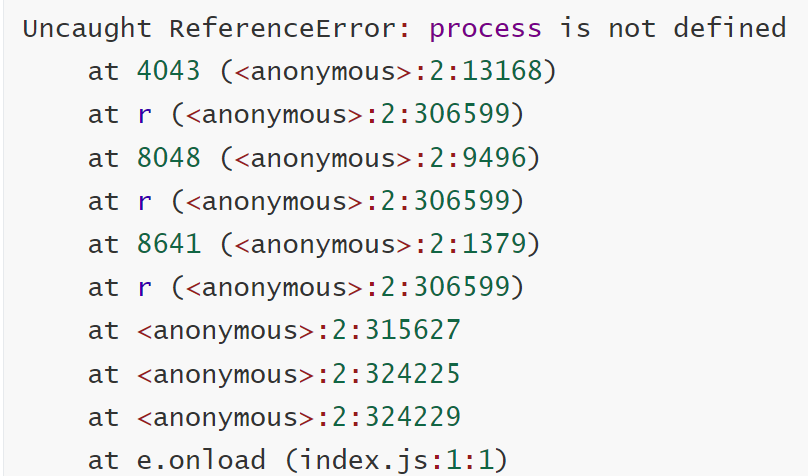 开发模式下process对象获取失败（react）_react process is not defined-CSDN博客
