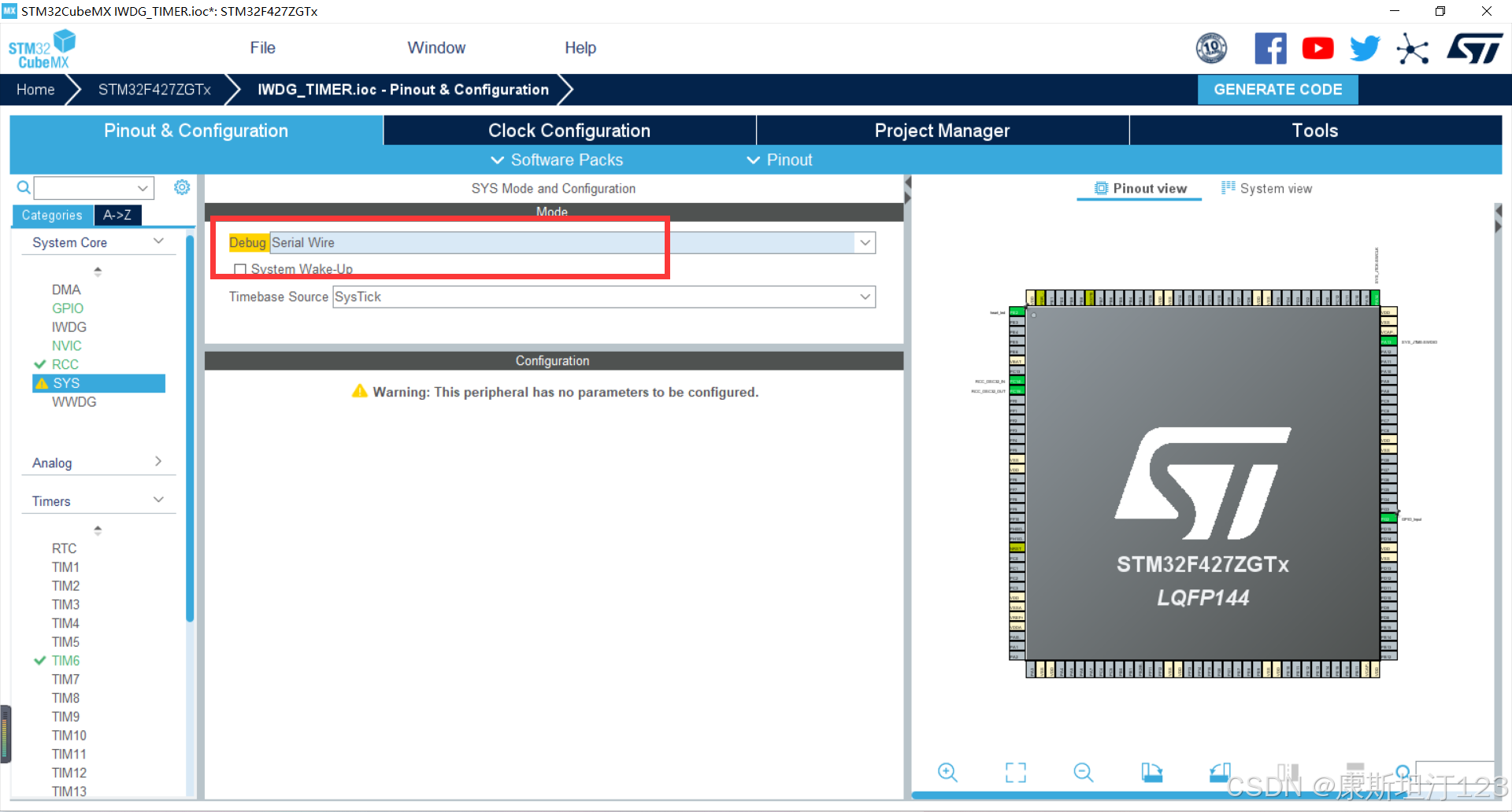CubeMX+STM32F4+TIM6基本定时器使用_stm32f4 tim6-CSDN博客