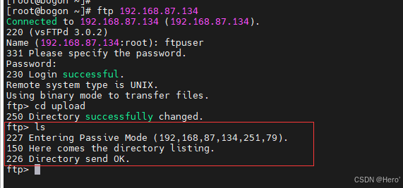【CentOS7 安装配置FTP服务器详解：补充】_unaccepted server reply code 530 to command pwd-CSDN博客