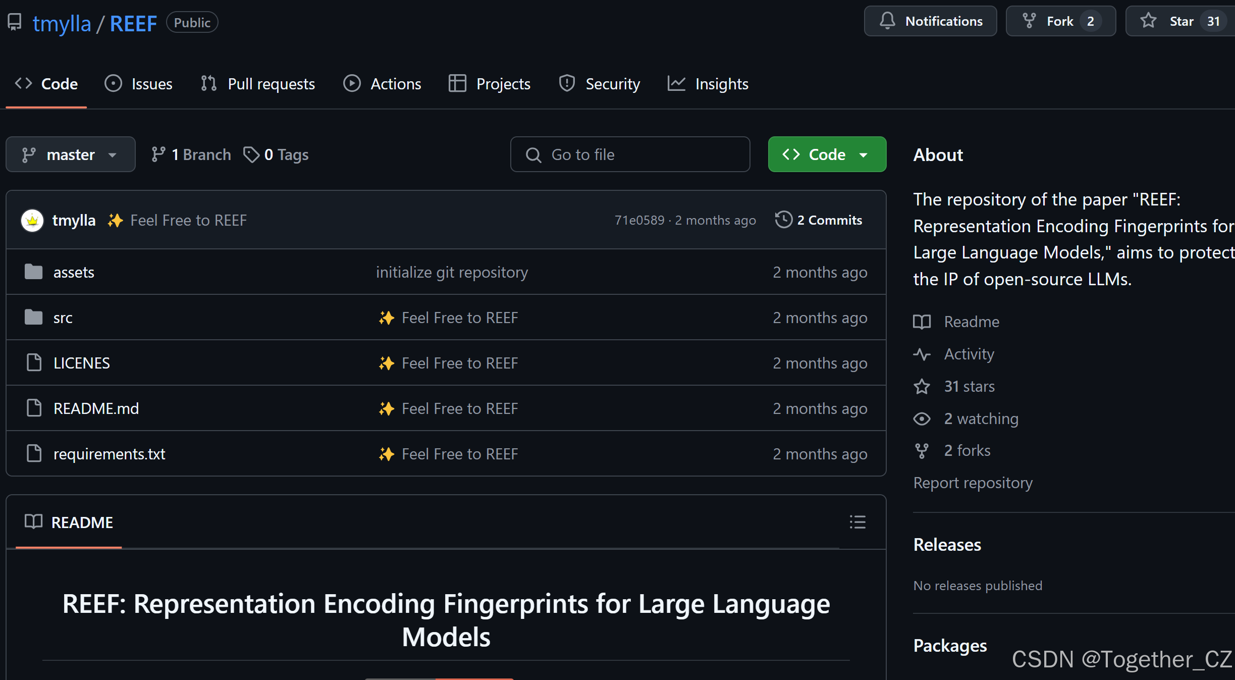 REEF: REPRESENTATION ENCODING FINGERPRINTSFOR LARGE LANGUAGE MODELS——大语言模型的表示编码指纹_reef ...