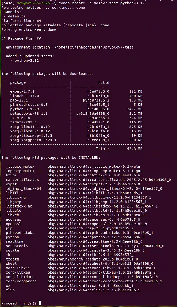 基于深度学习的目标检测：Ubuntu系统+YOLOv7环境搭建+训练自己的数据集+推理（detect) ——（1）准备+测试篇_ubuntu 如何按照 yolov7-CSDN博客