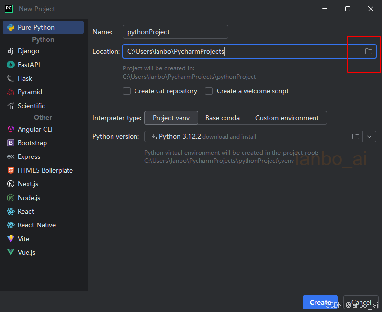 超详细的pycharm+anaconda搭建python虚拟环境（无需单独下载安装python）_pycharm anaconda环境搭建-CSDN博客